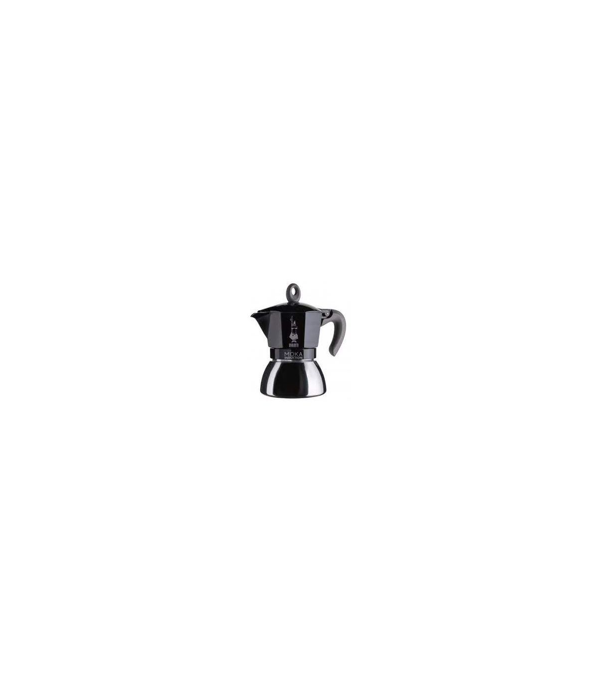 Cafetière à induction Moka express noir 4 tasses alu Bialetti